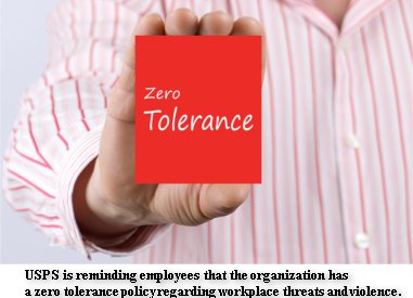 Zero tolerance – USPS promotes safe workplaces – PEN WordPress Blog